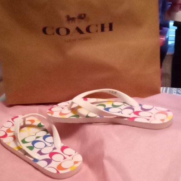 Coach | Shoes | Coach Flip Flops | Poshmark